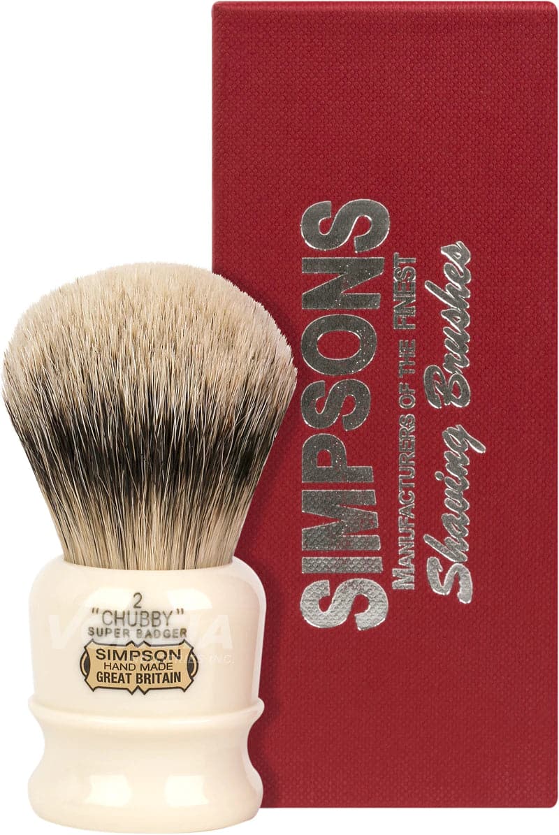 Chubby CH2 (Super Badger) Shaving Brush - by Simpsons