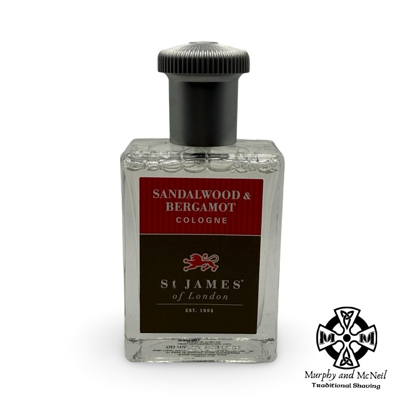 Sandalwood & Bergamot Cologne (50ml) - by St James of London (Pre-Owne