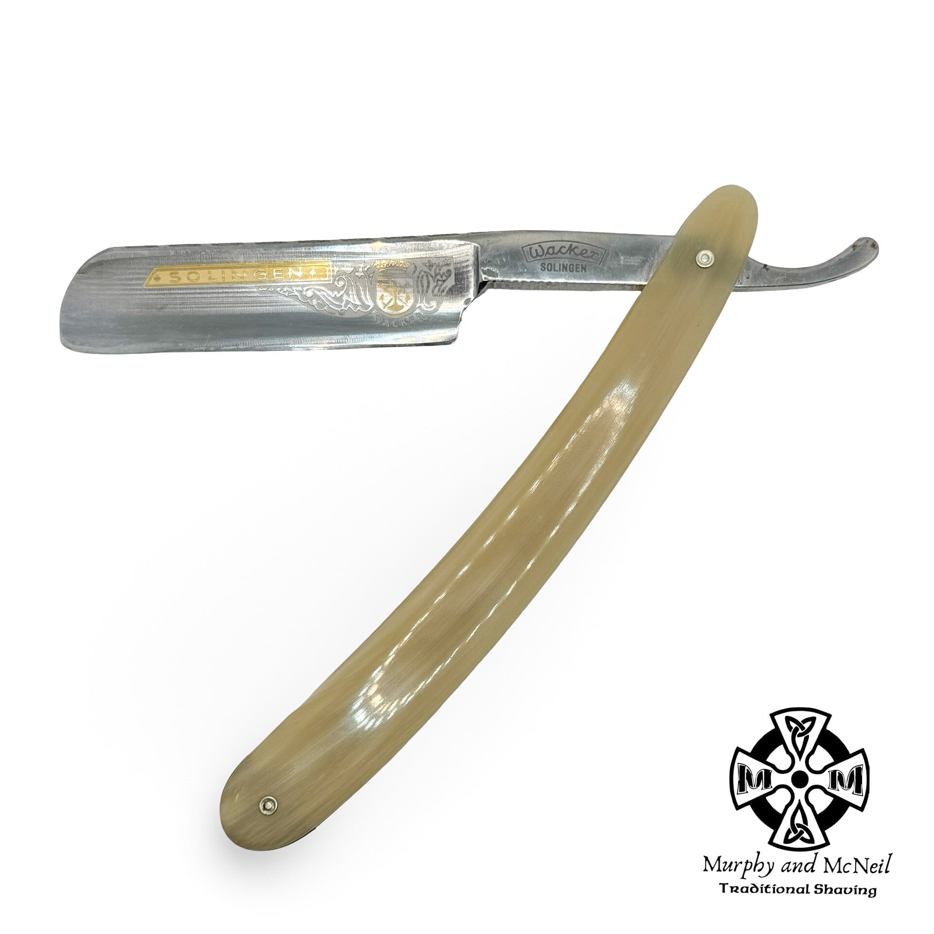 Wacker Solingen Masterclass Straight Razor with Blone Scales (Pre-Owne