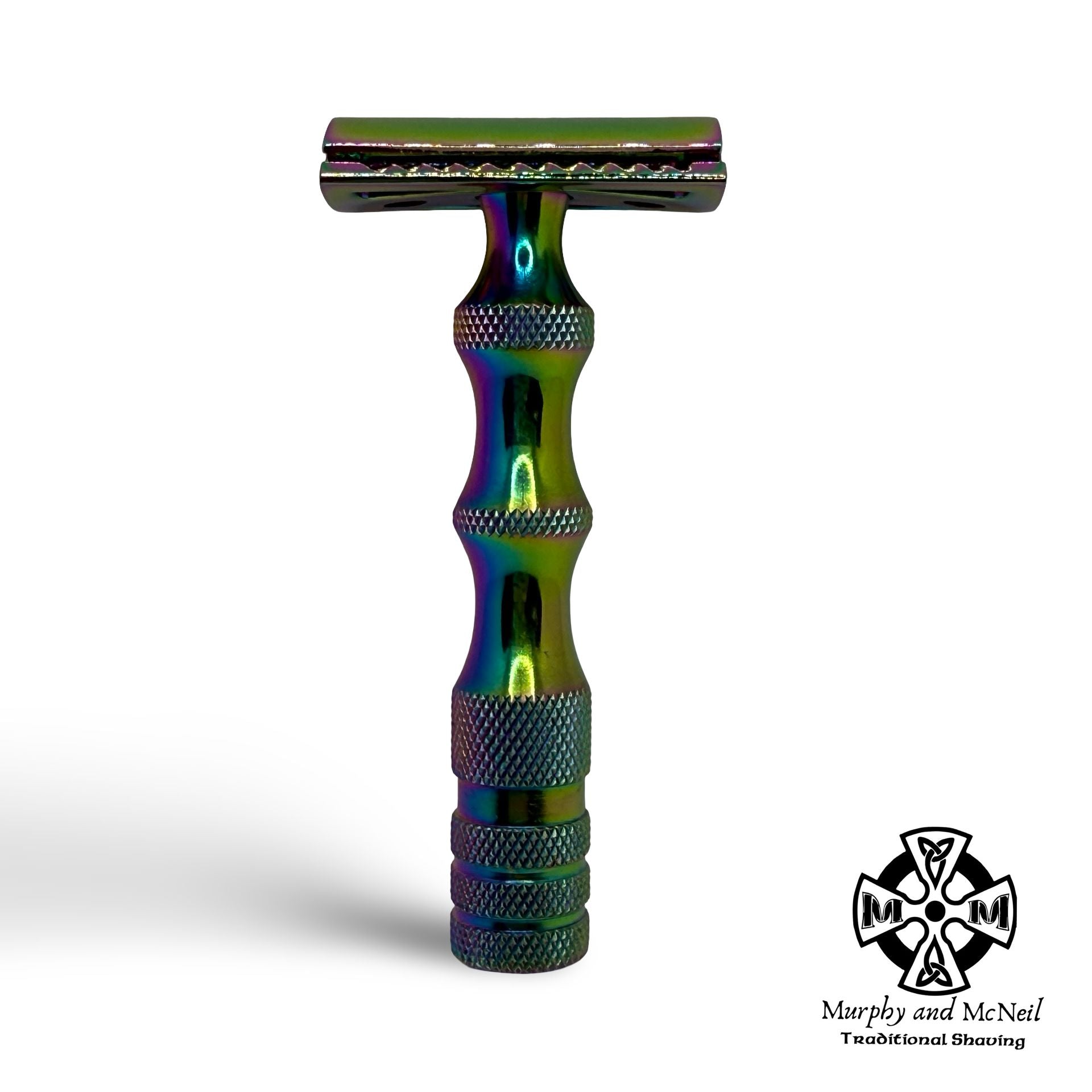 Multi Color Razor with WC8 84 Handle & Closed Comb - by West Coast Sha