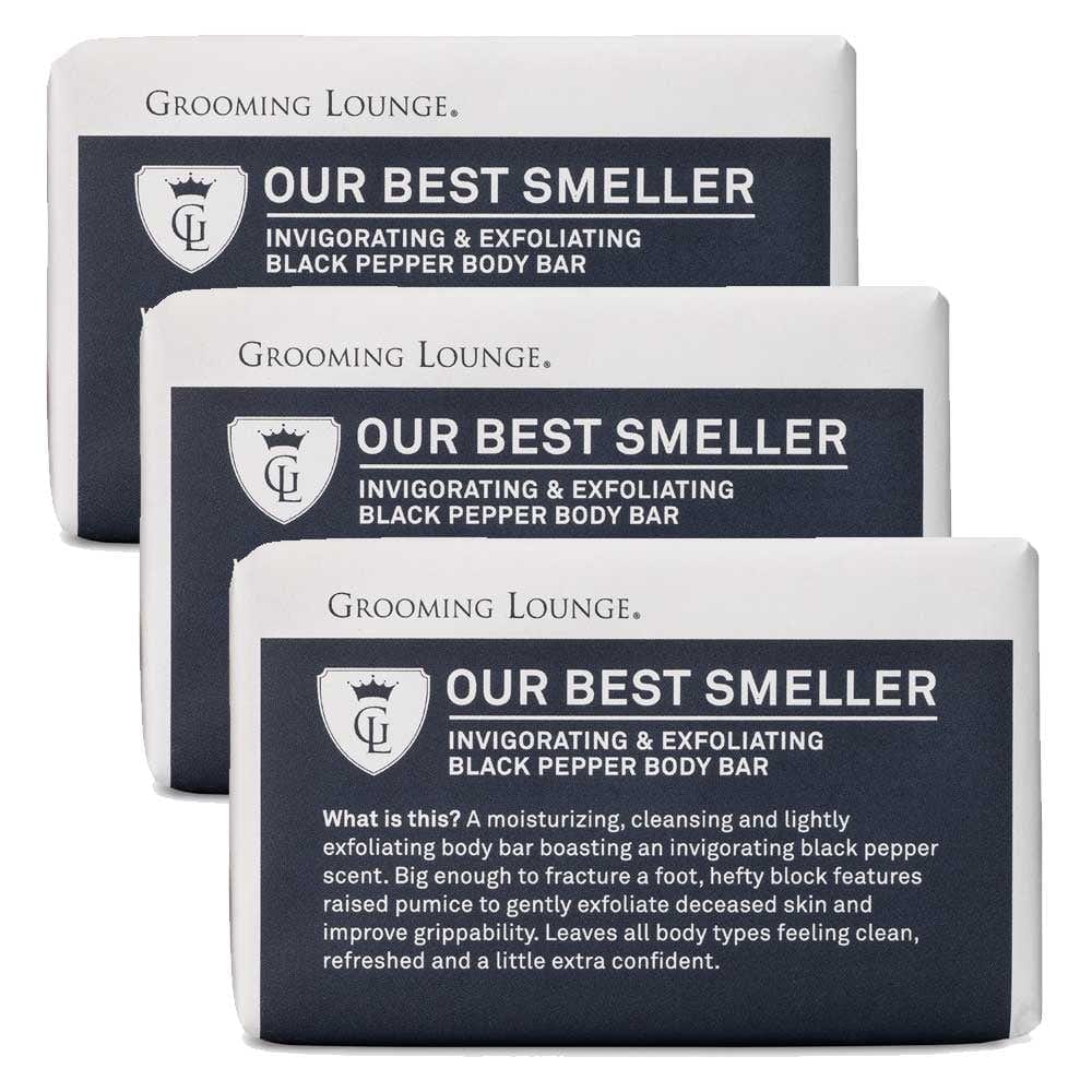 Grooming Lounge Our Best Smeller Body Bar 3-Pack (Save $5)