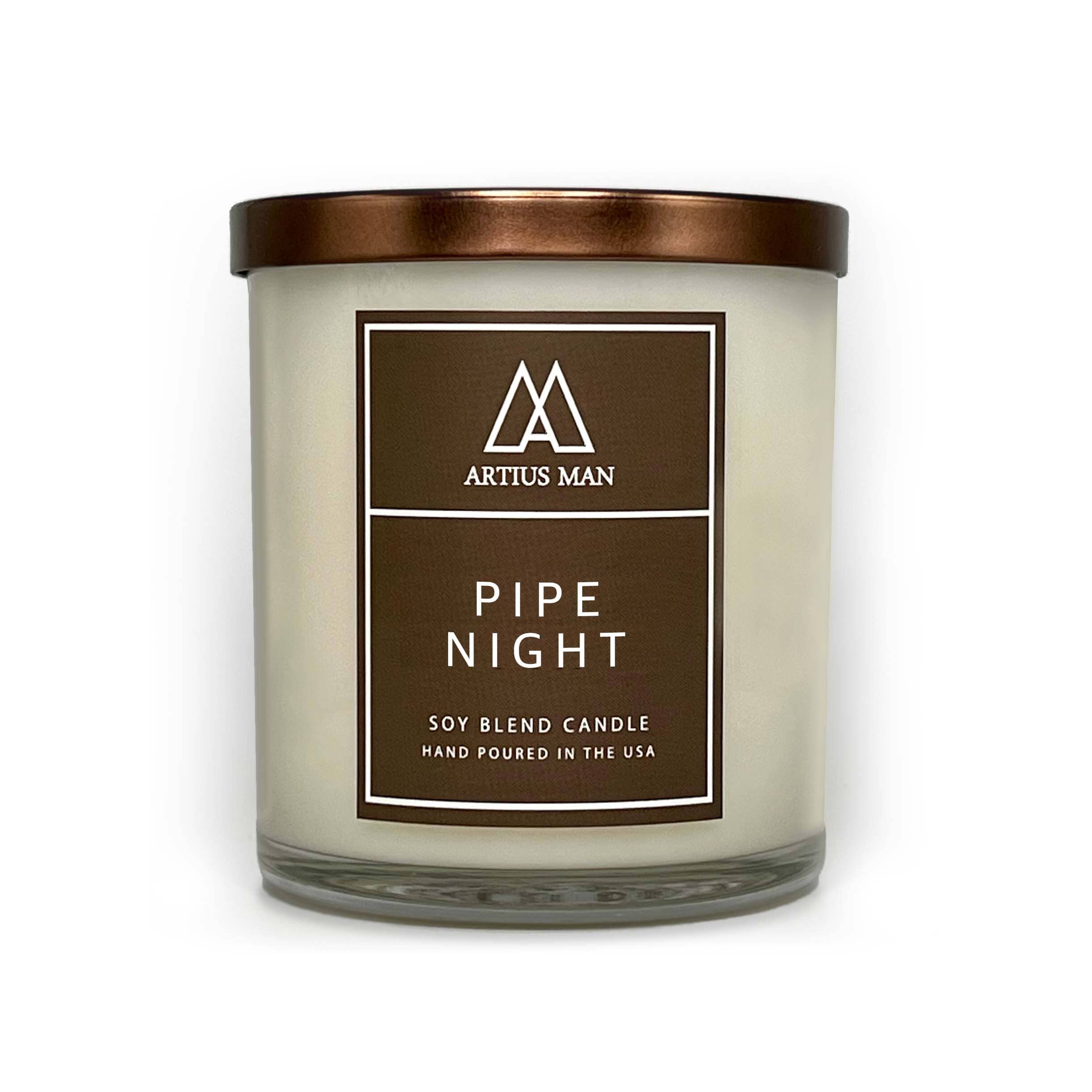 Soy Blend Wood Wick Candle - Pipe Night