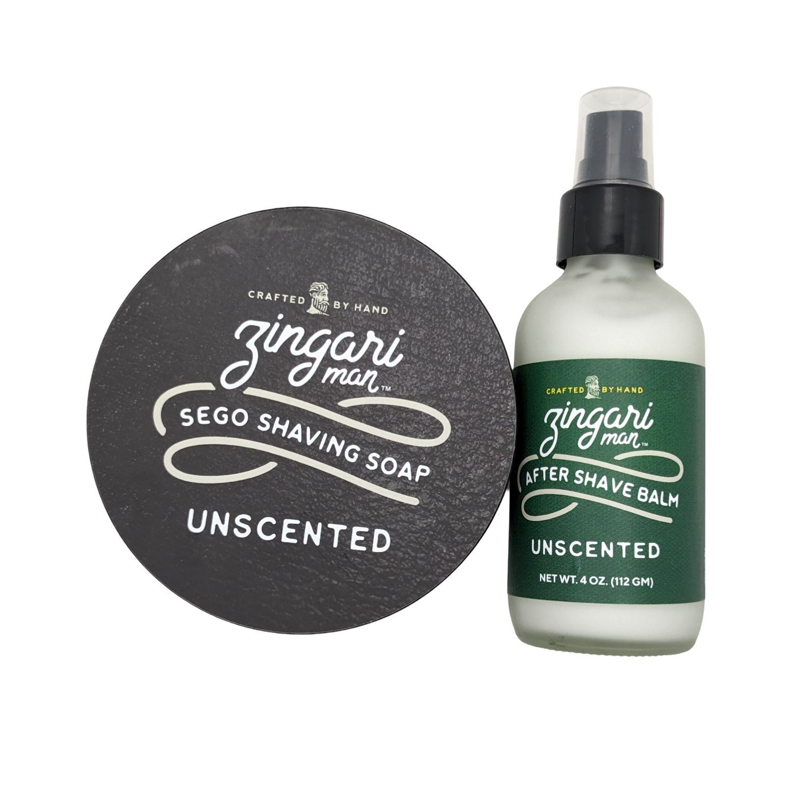 Unscented Shaving Soap (Sego) and Balm - by Zingari Man (Used)
