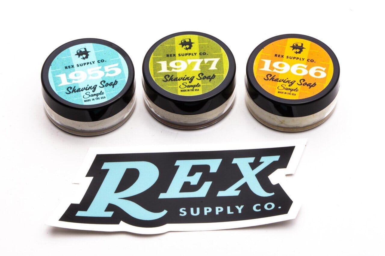 Rex Sample Bundle | 1955, 1966, & 1977 Old World Tallow Shaving Soap