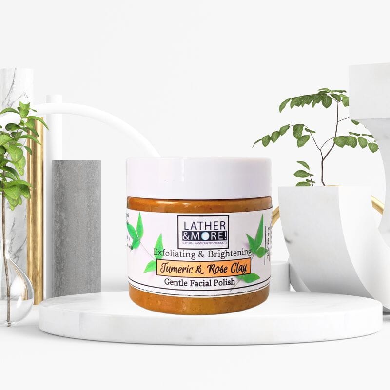 Turmeric and Rose Clay Facial Polish