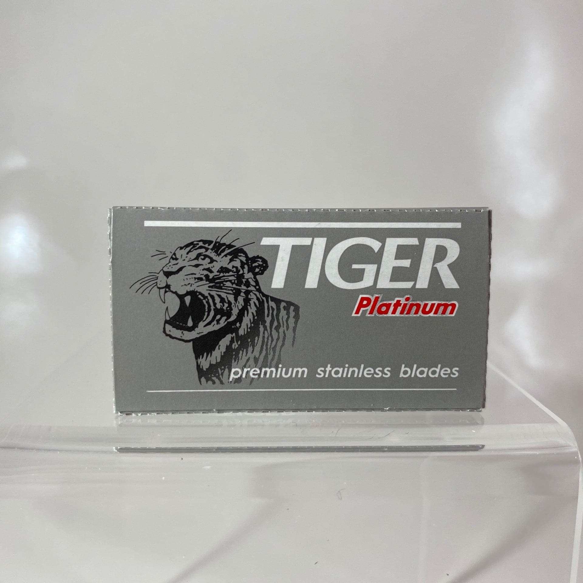 Tiger Platinum Premium Stainless Double-Edge Razor Blades (5 blade pac