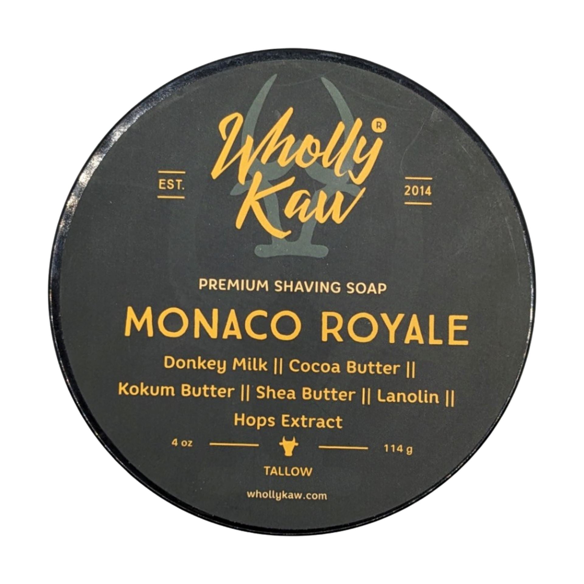 Monaco Royale Shaving Soap (Tallow) - by Wholly Kaw (Pre-Owned)